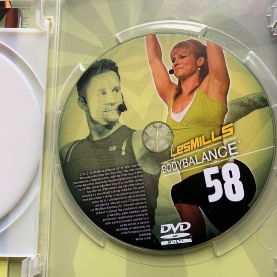 Les Mills BODY BALANCE 58 Releases DVD CD Instructor Notes|0BB58D-C ...
