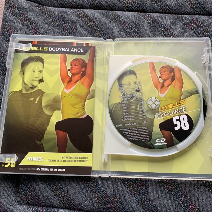 Les Mills BODY BALANCE 58 Releases DVD CD Instructor Notes|0BB58D-C ...